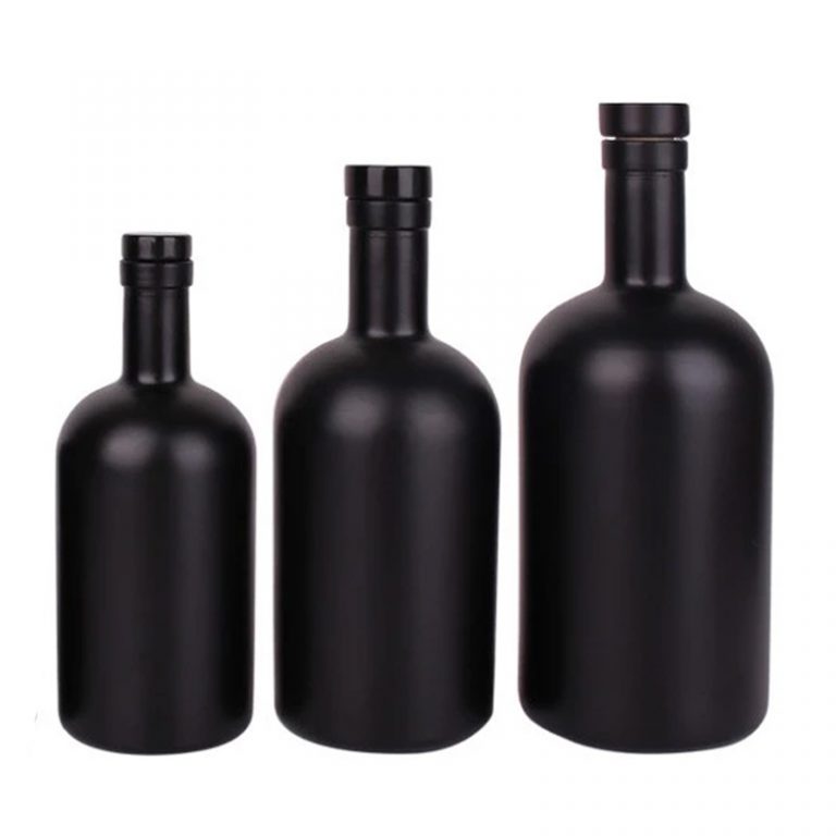 Black is luxury for liquor spirits bottles | MC Glass